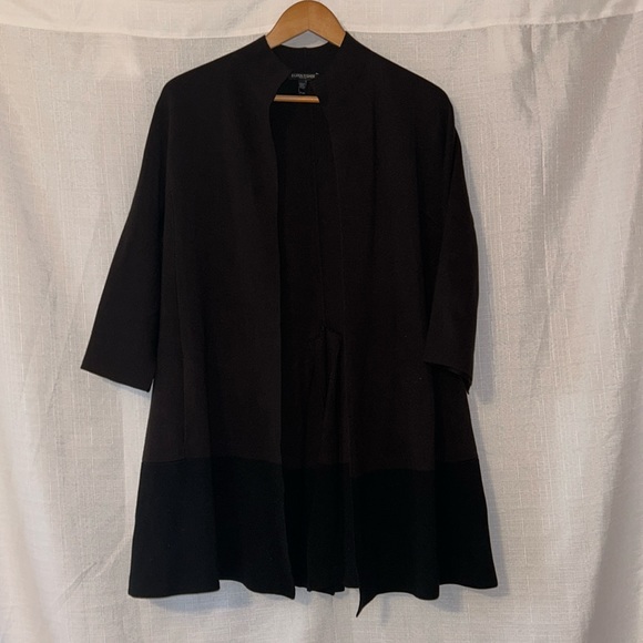 Eileen Fisher | Sweaters | Eileen Fisher Color Block Silk Cotton Blend ...